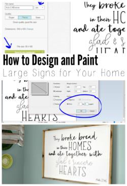 How to Design and Apply Lettering on Wood Signs • Refresh Living