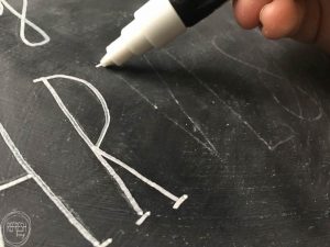 How to Write Perfect Letters on a Chalkboard • Refresh Living
