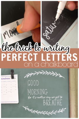 How to Write Perfect Letters on a Chalkboard • Refresh Living