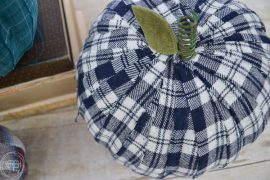 Easy DIY Pumpkins with Old Flannel Shirts • Refresh Living