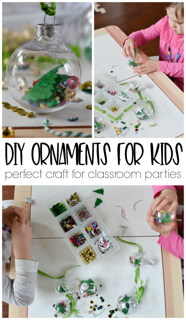 Ornament Craft for Classroom Christmas Parties • Refresh Living