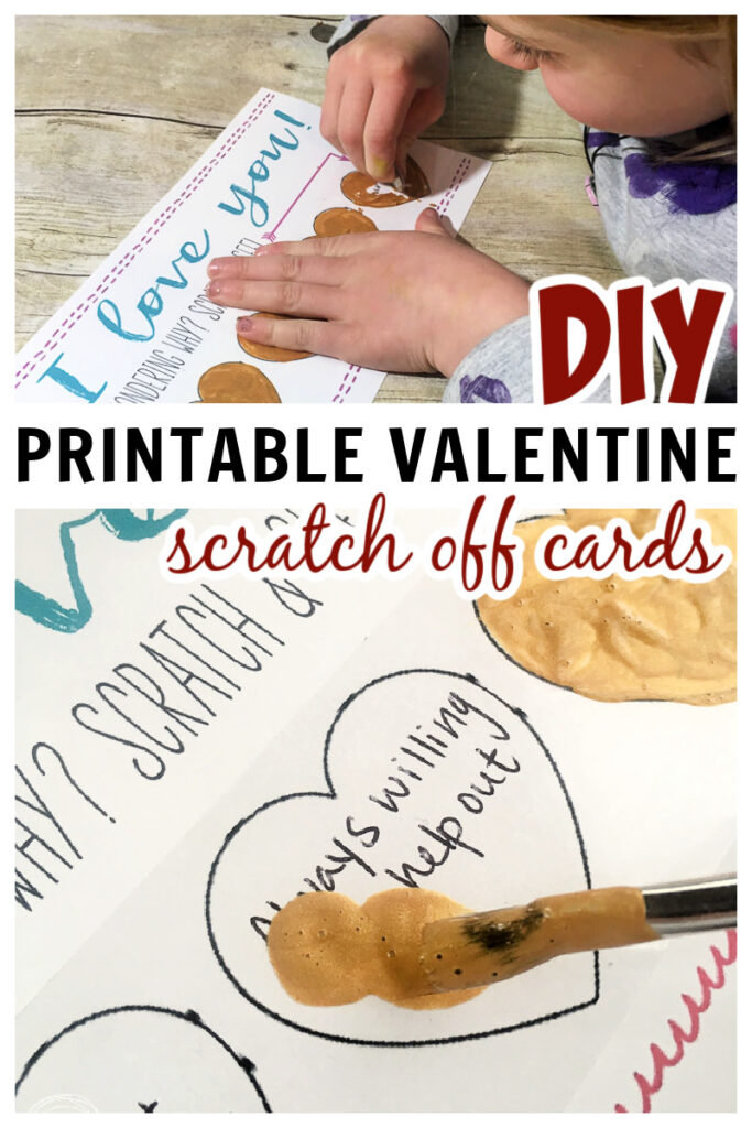 Valentines Day Cards for Kids - DIY Scratch Off Cards • Refresh Living