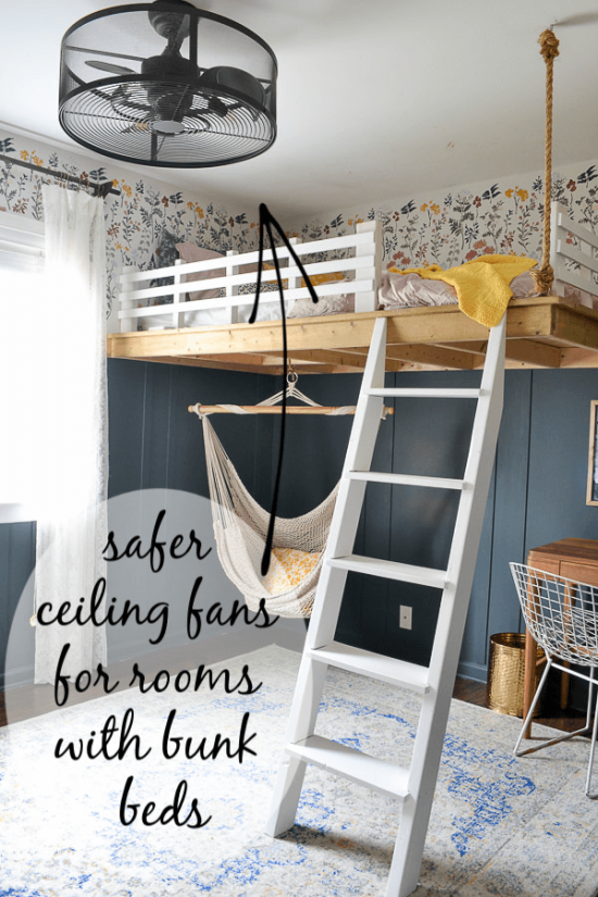 Best Ceiling Fans for Rooms with Bunk Beds • Refresh Living