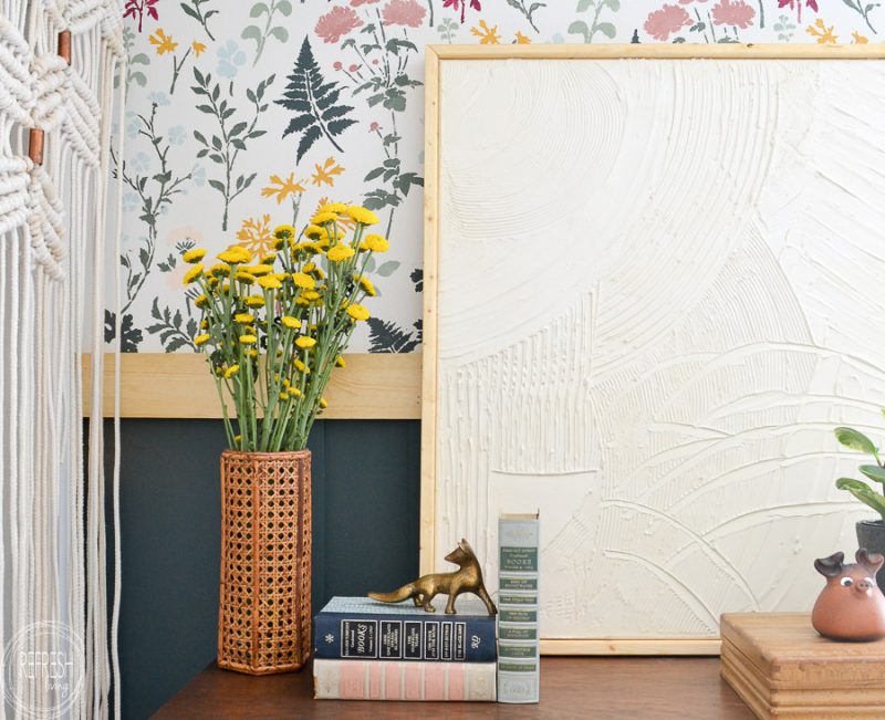 DIY Wall Art (Joint Compound Art) • Refresh Living