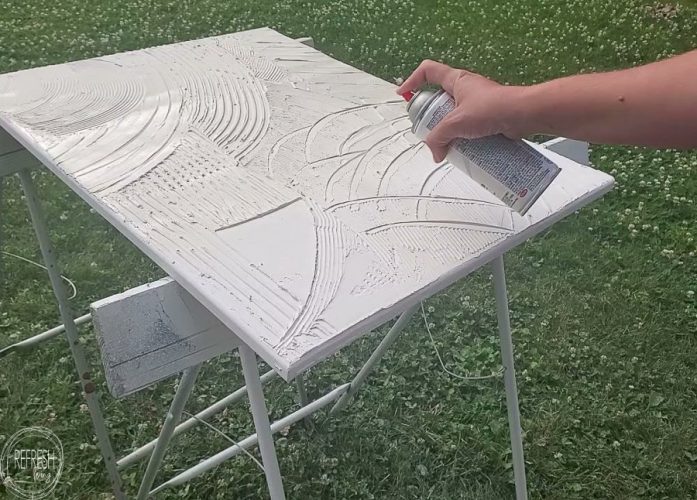 DIY Wall Art (Joint Compound Art) • Refresh Living