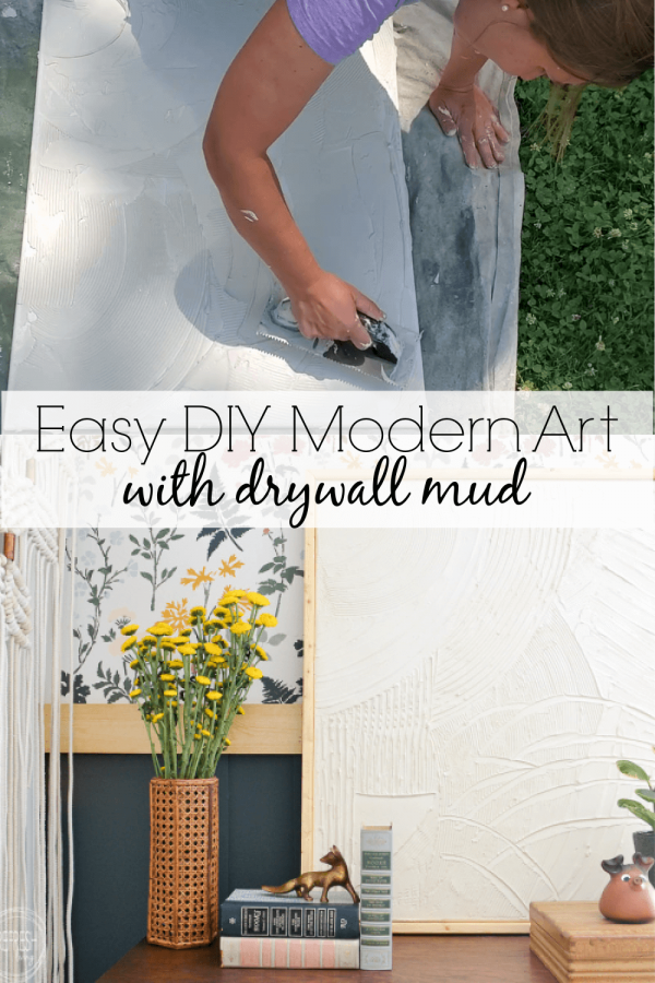 DIY Wall Art (Joint Compound Art) • Refresh Living