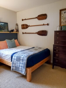 How to Hang Oars on a Wall (DIY Leather Hooks) • Refresh Living