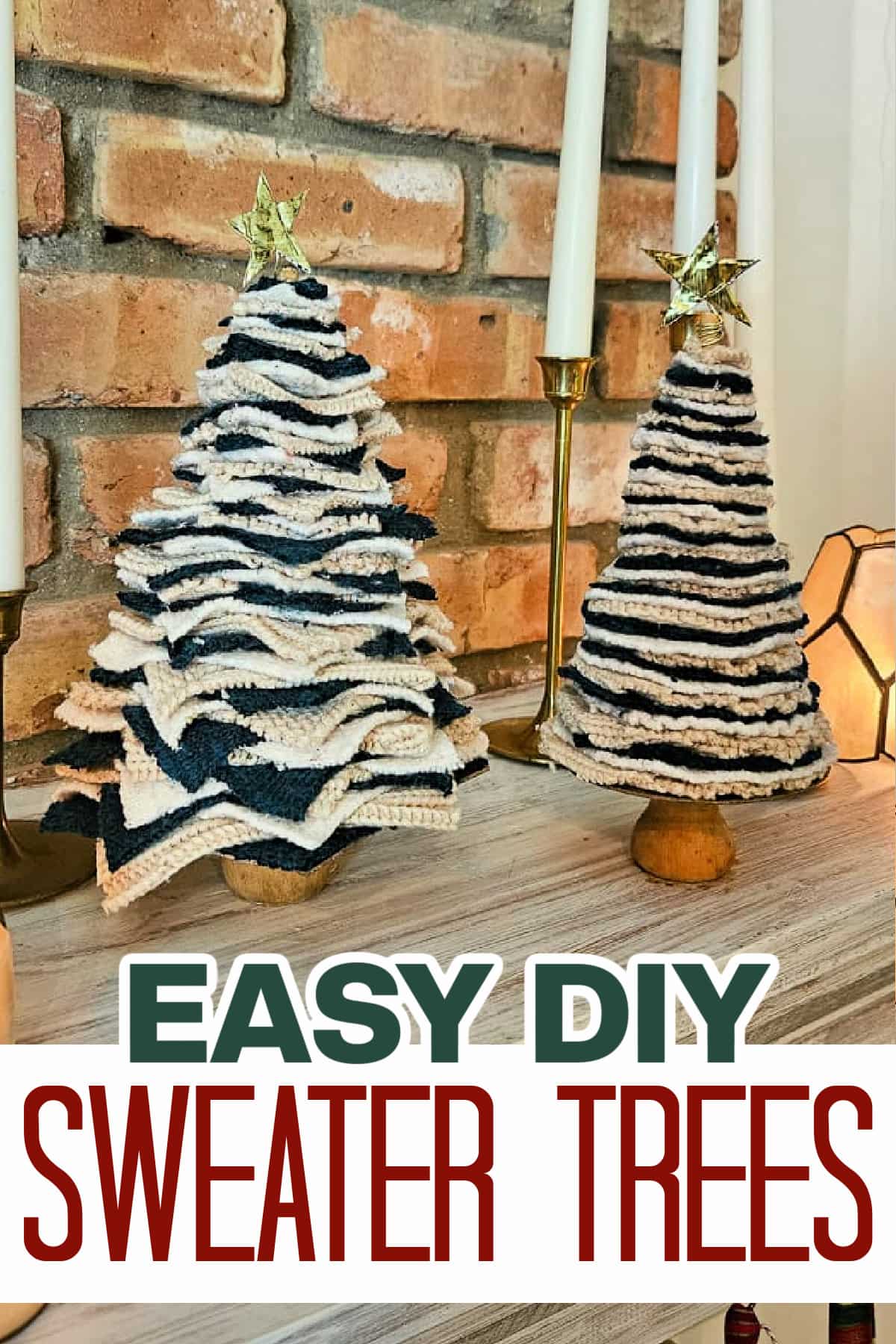 DIY Sweater Christmas Trees • Refresh Living