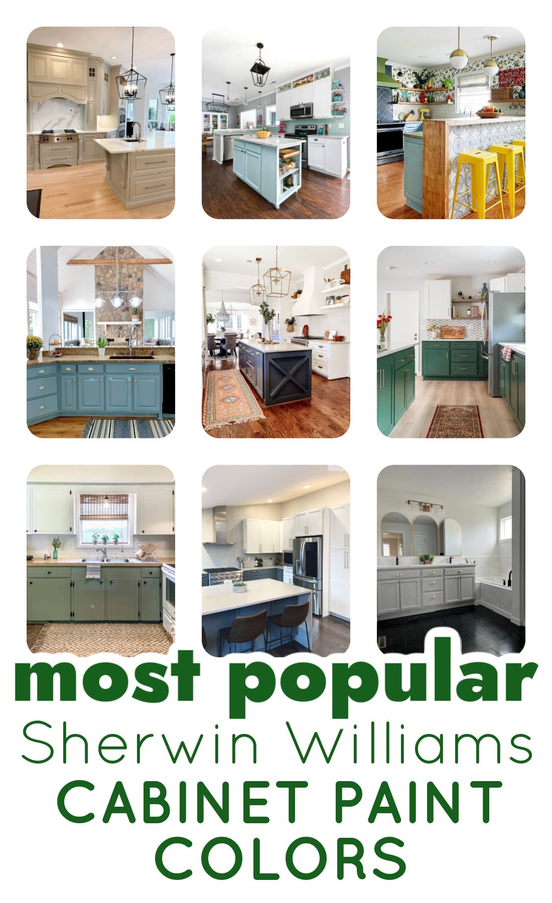 21 Of The Most Popular Sherwin Williams Cabinet Paint Colors